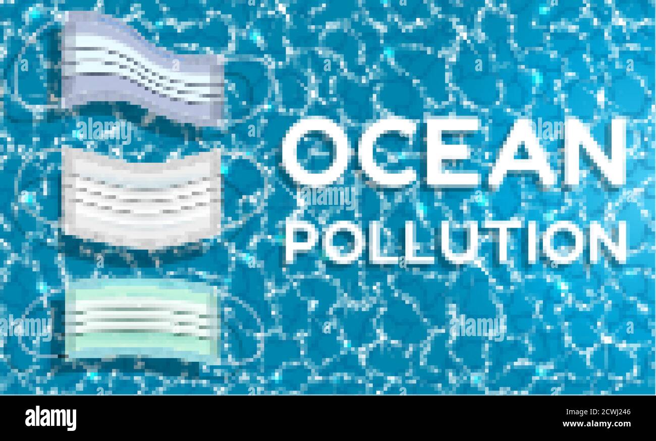 Plastic ocean underwater Stock Vector Images - Alamy