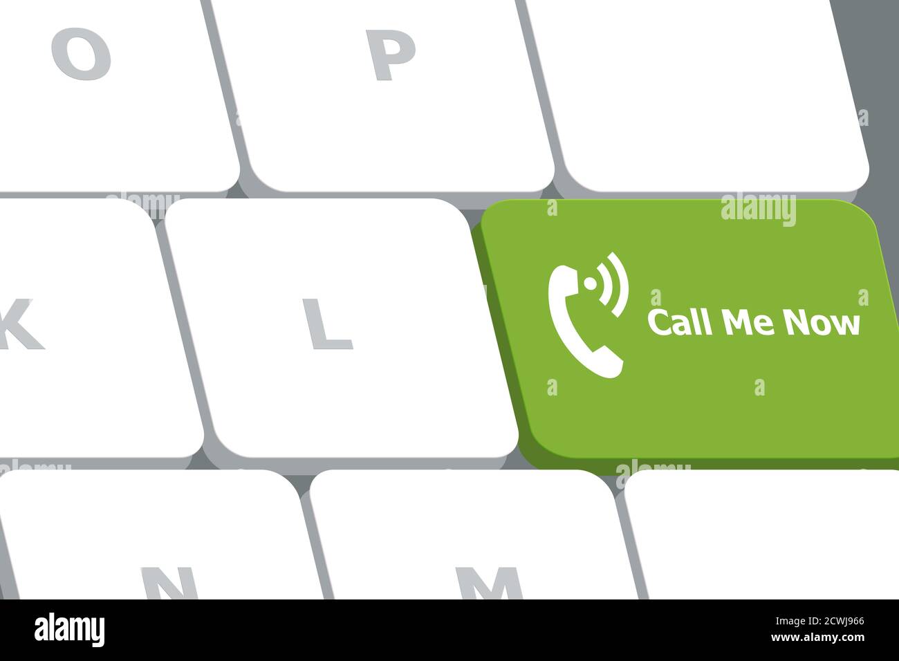 Keyboard concept : "Call Me Now" on computer keyboard background Stock ...