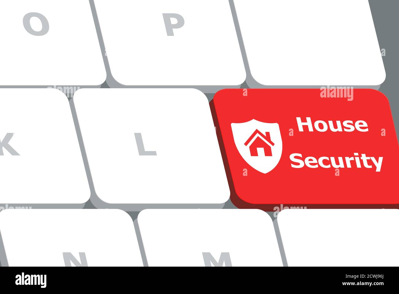 Security concept on computer keyboard background Stock Photo - Alamy