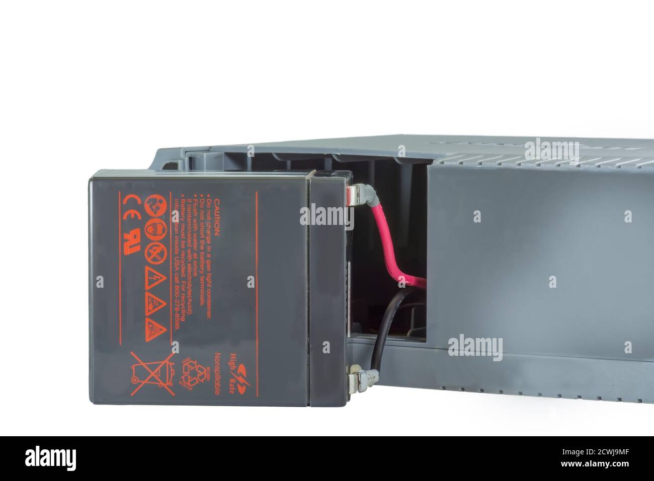 The various components of the Uninterruptible Power Supply Stock Photo ...