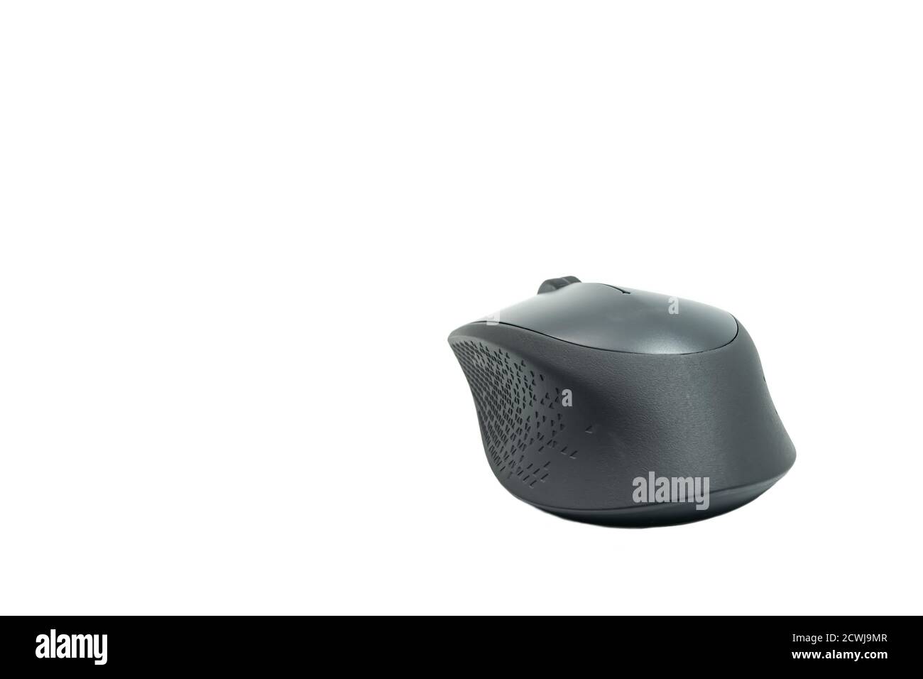 The wireless mouse isolated on a white background Stock Photo - Alamy