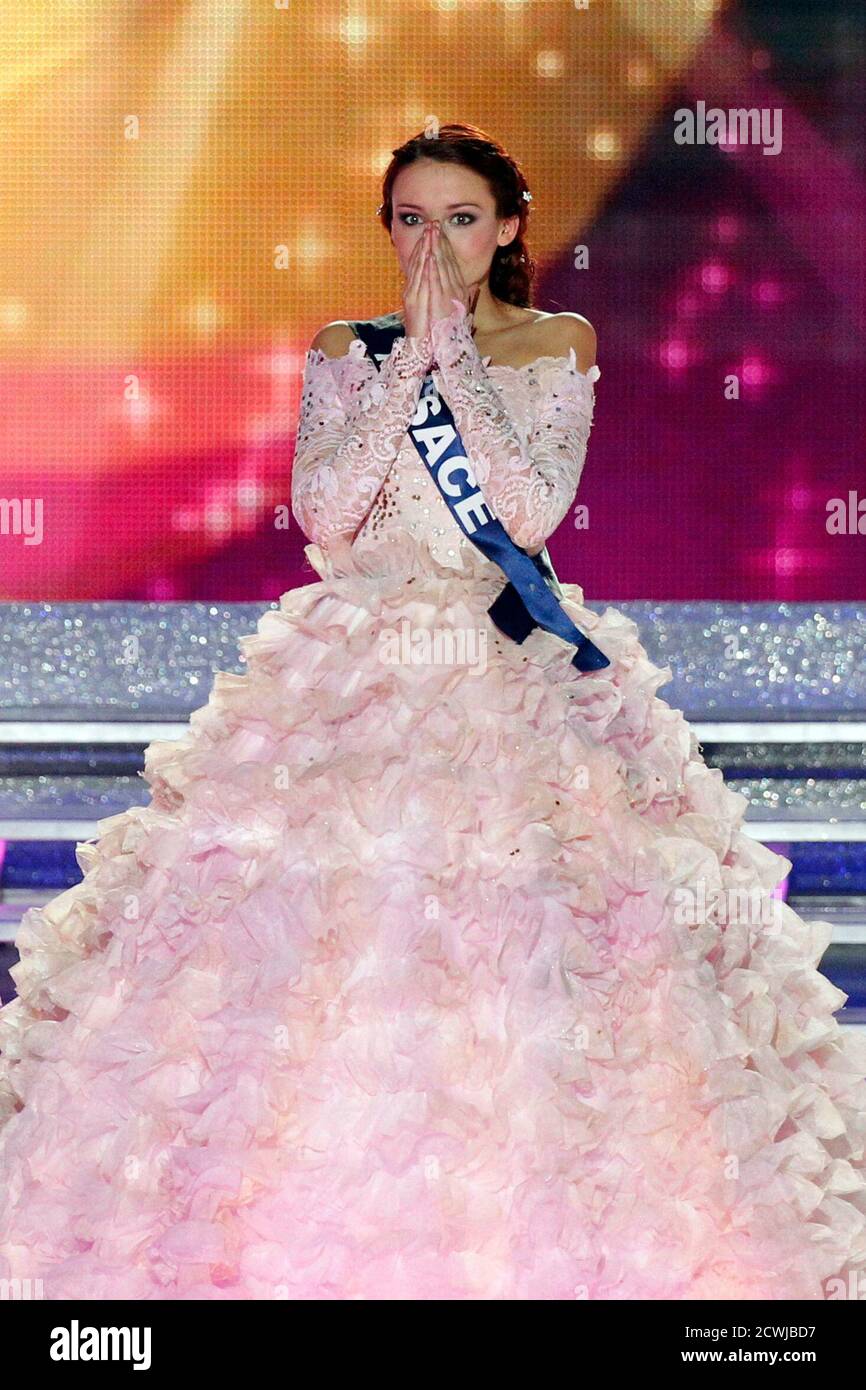 Delphine wespiser miss france 2012 hi-res stock photography and images ...