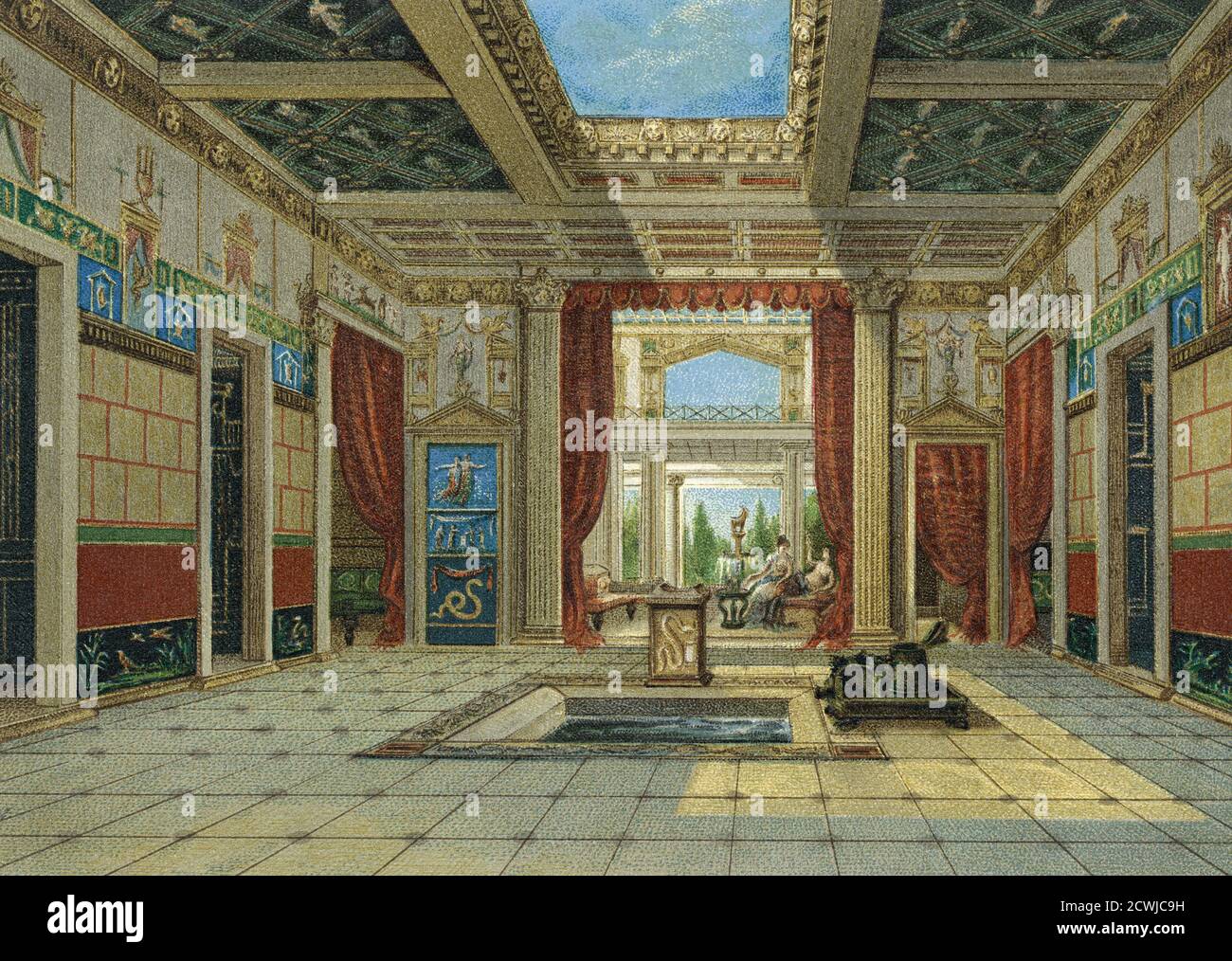 Ancient Roman Villa Interior