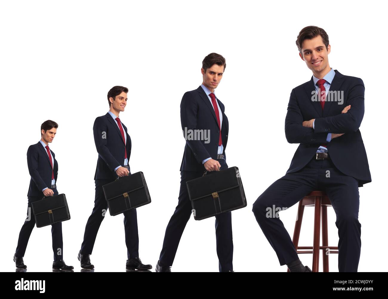 Evolution of man graph hi-res stock photography and images - Alamy