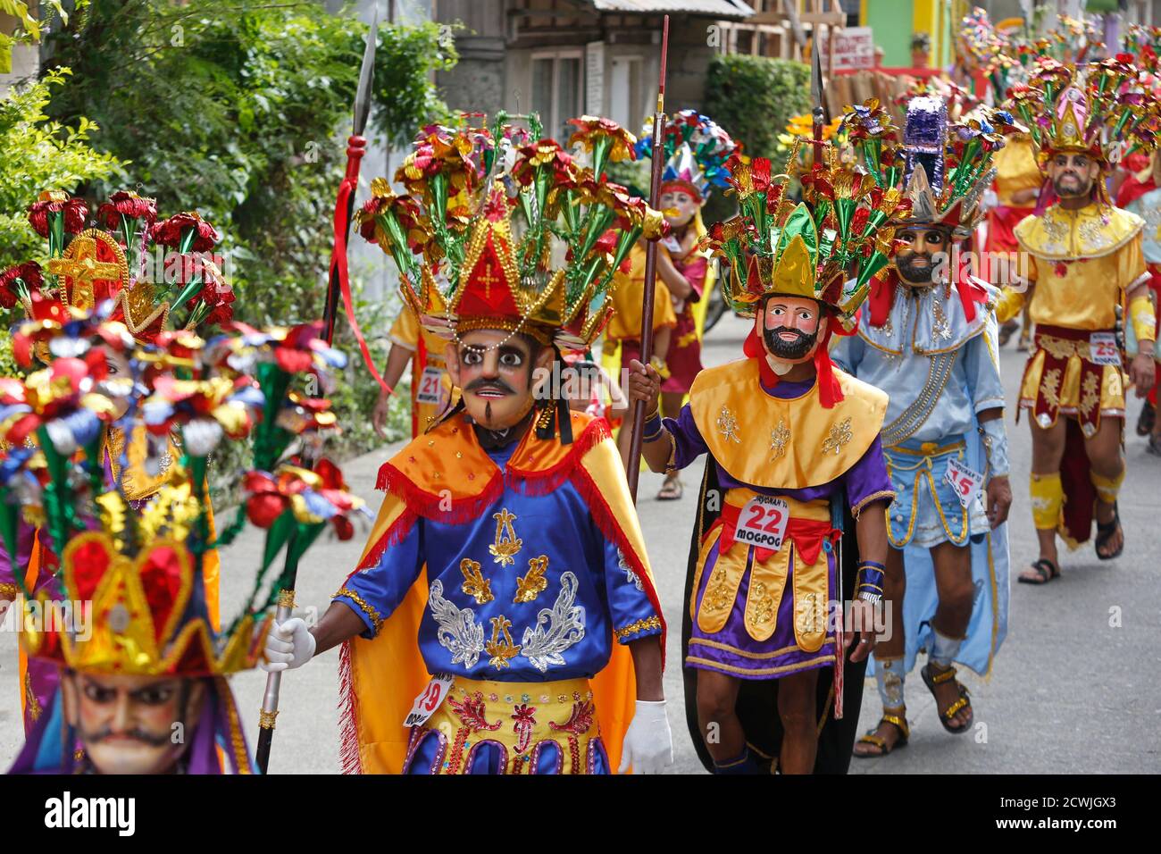 Masked procession celebrated hi-res stock photography and images - Alamy