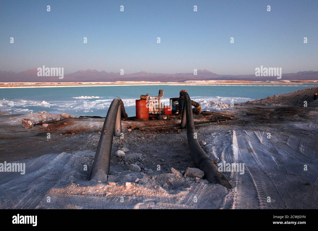 Lithium triangle hi-res stock photography and images - Alamy