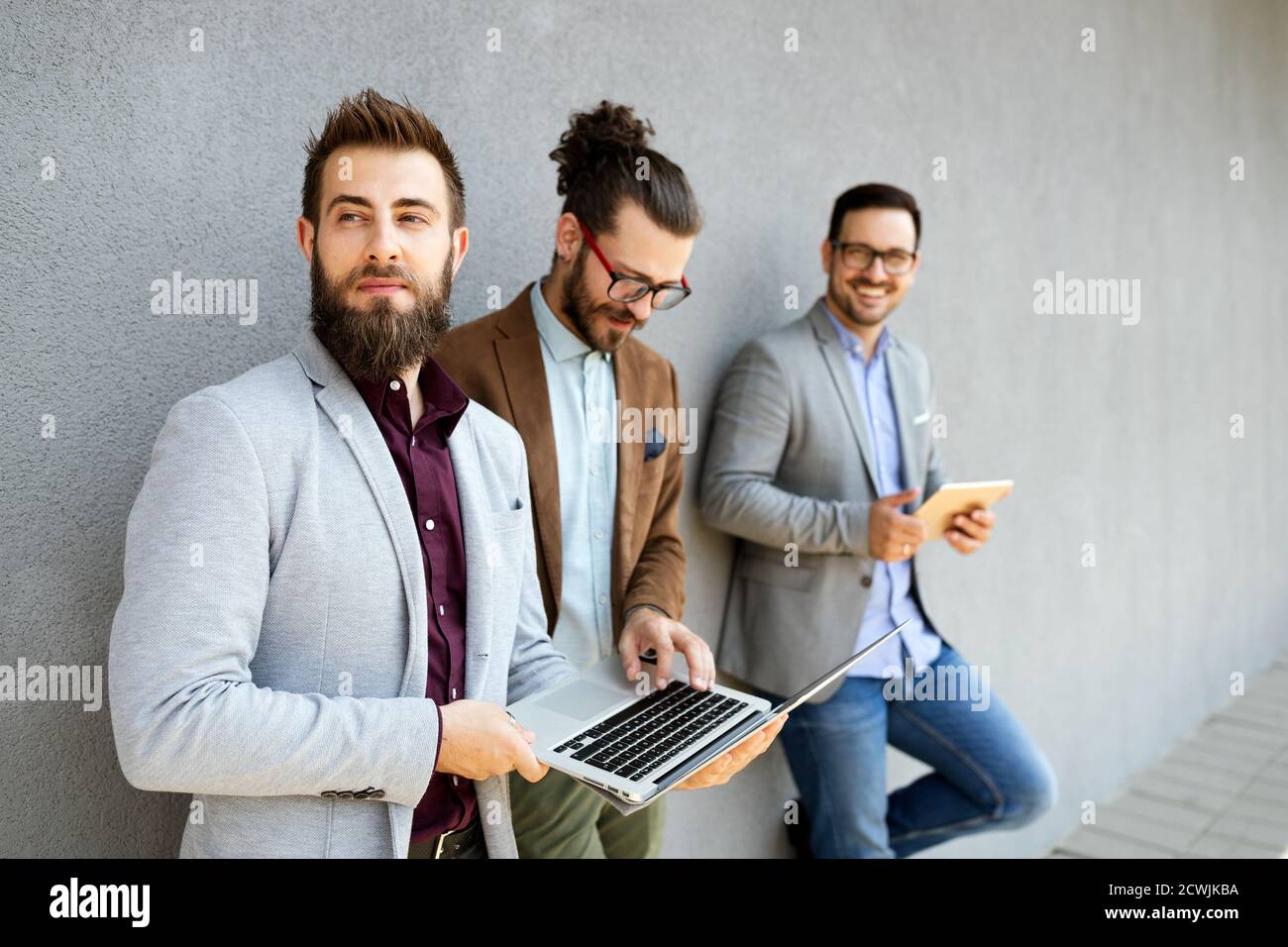 Successful business group of people at work in office Stock Photo - Alamy