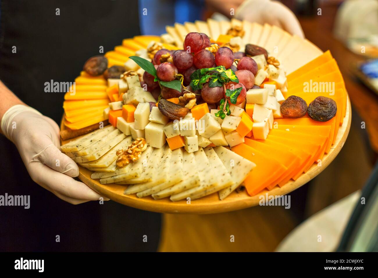 Big Cheese Plate Stock Photo - Alamy