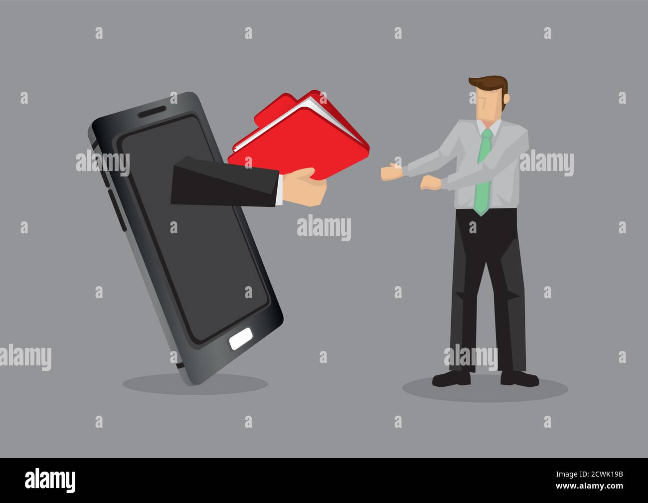 Someone on phone Stock Vector Images - Alamy