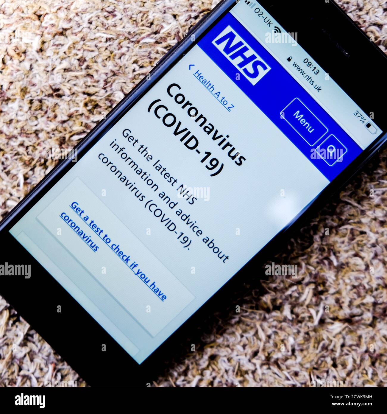London UK, September 30 2020, NHS Track and Trace Covid-19 Smartphone ...