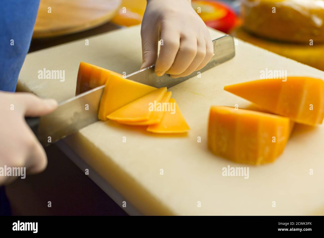 Cheddar cheese slice hi-res stock photography and images - Alamy