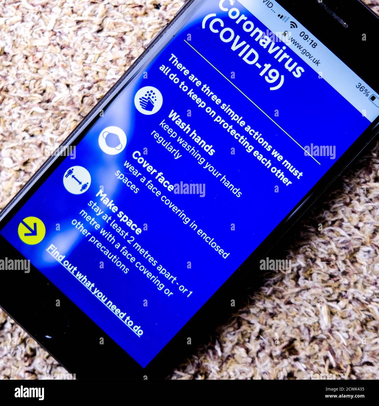 London UK, September 30 2020, NHS Track and Trace Covid-19 Smartphone ...