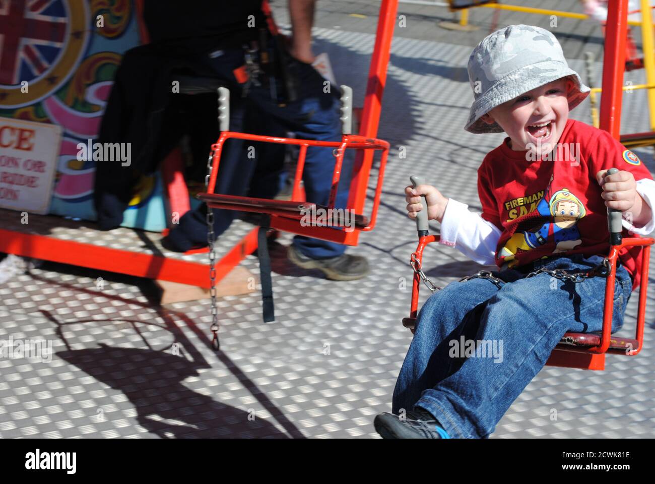 All the fun of the fair, Brighton Stock Photo - Alamy