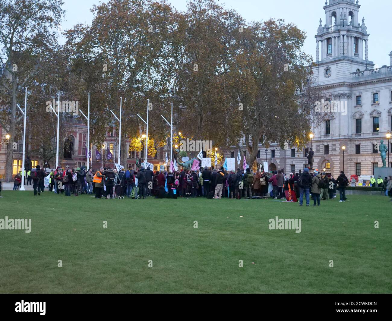 Members of the environmental action group Extinction Rebellion are the ...