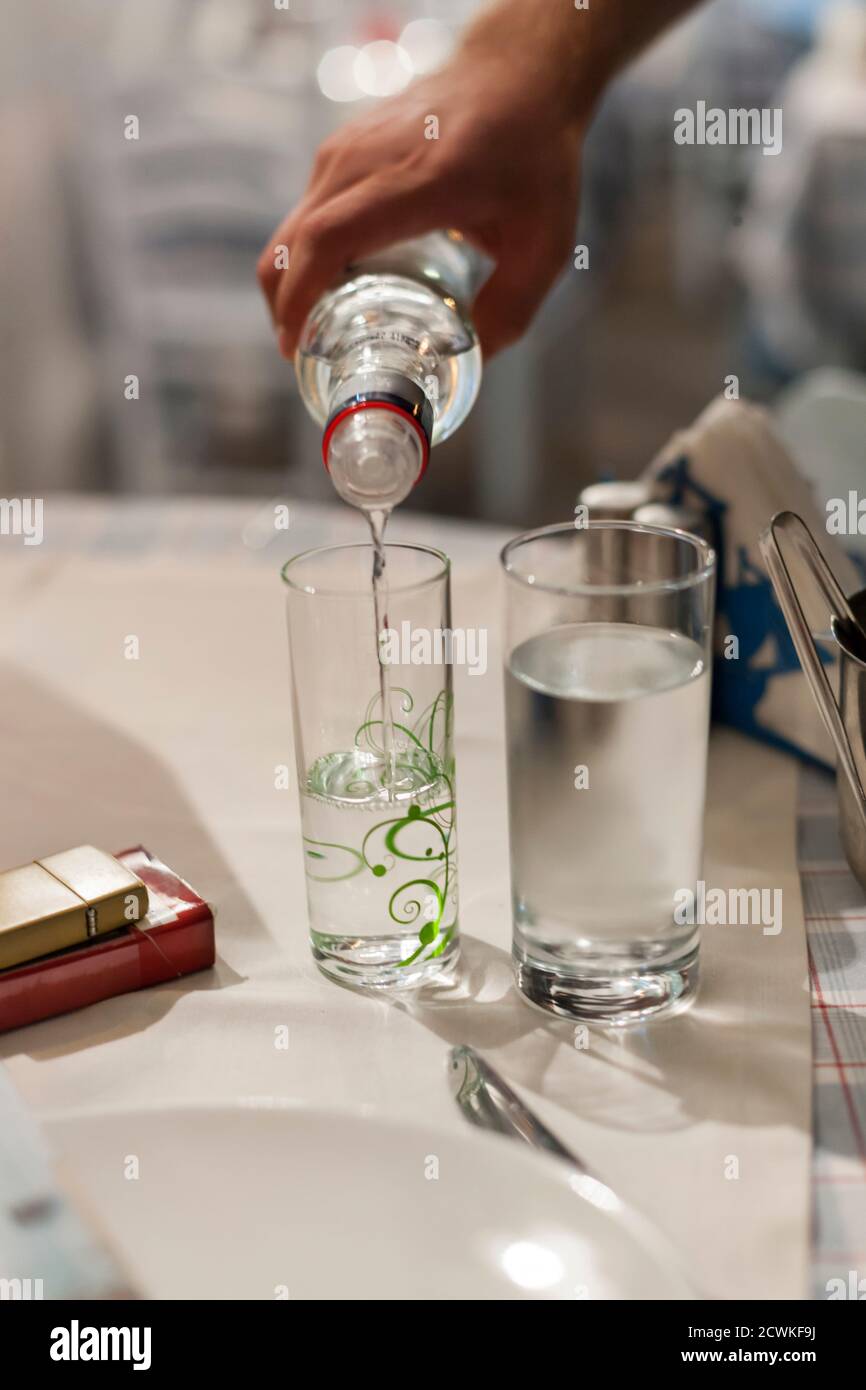 Raki table hi-res stock photography and images - Alamy