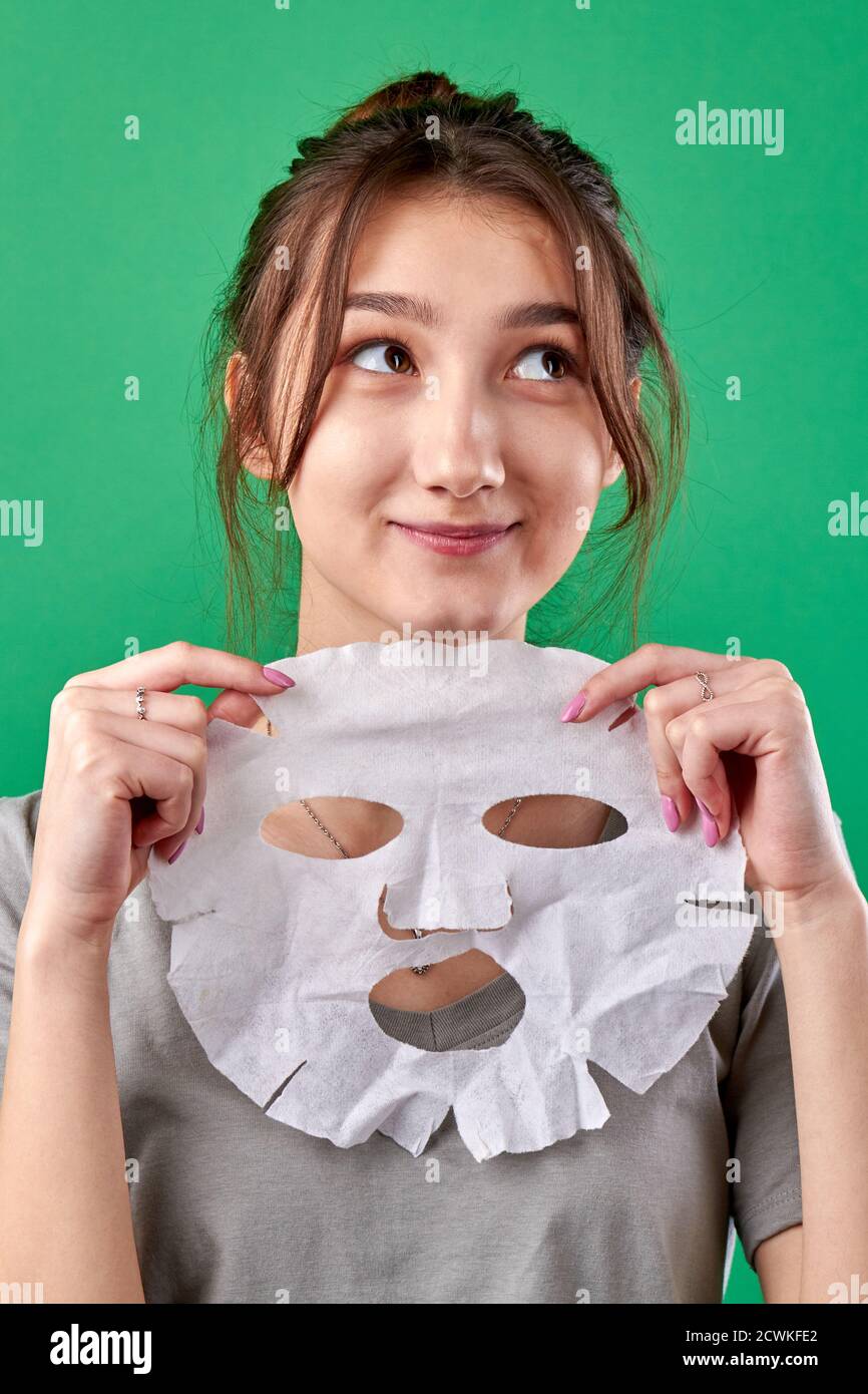 Cosmetic paper sheet mask hi-res stock photography and images - Alamy