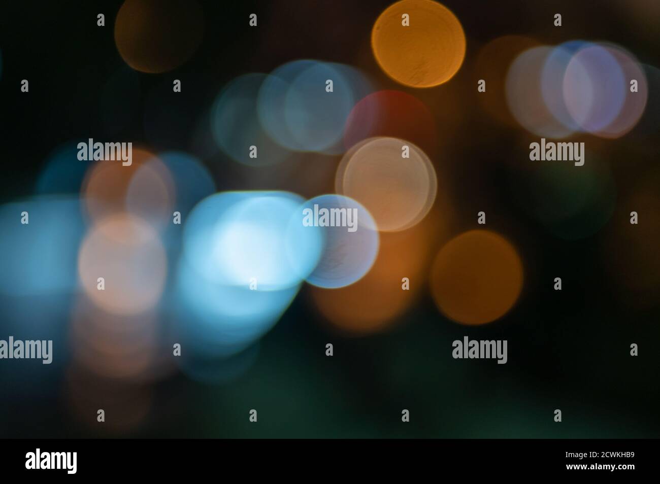 Dark night city bokeh. Lights bokeh background. Blurred bokeh Stock ...