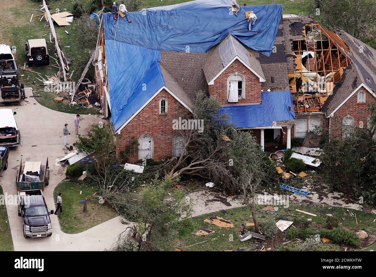 Dallas fort worth aerial hi-res stock photography and images - Alamy