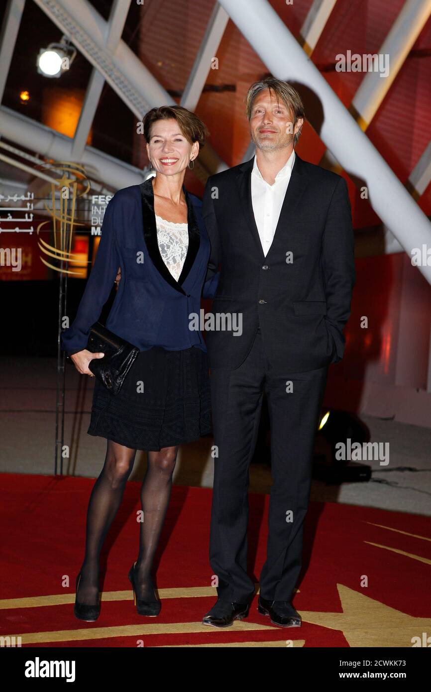 Actor mads mikkelsen with wife hanne hi-res stock photography and ...