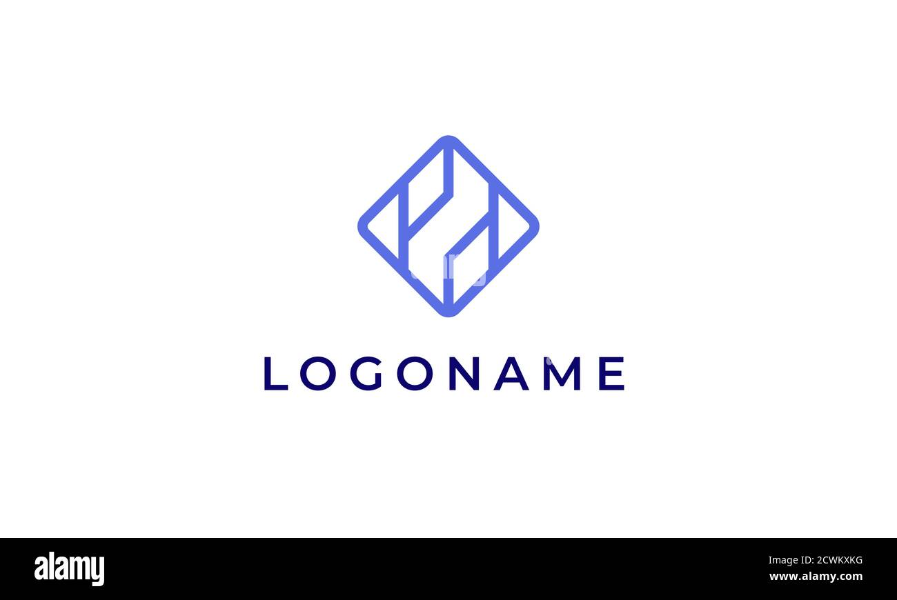 Geometry logo template for a tech company Stock Vector Image & Art - Alamy