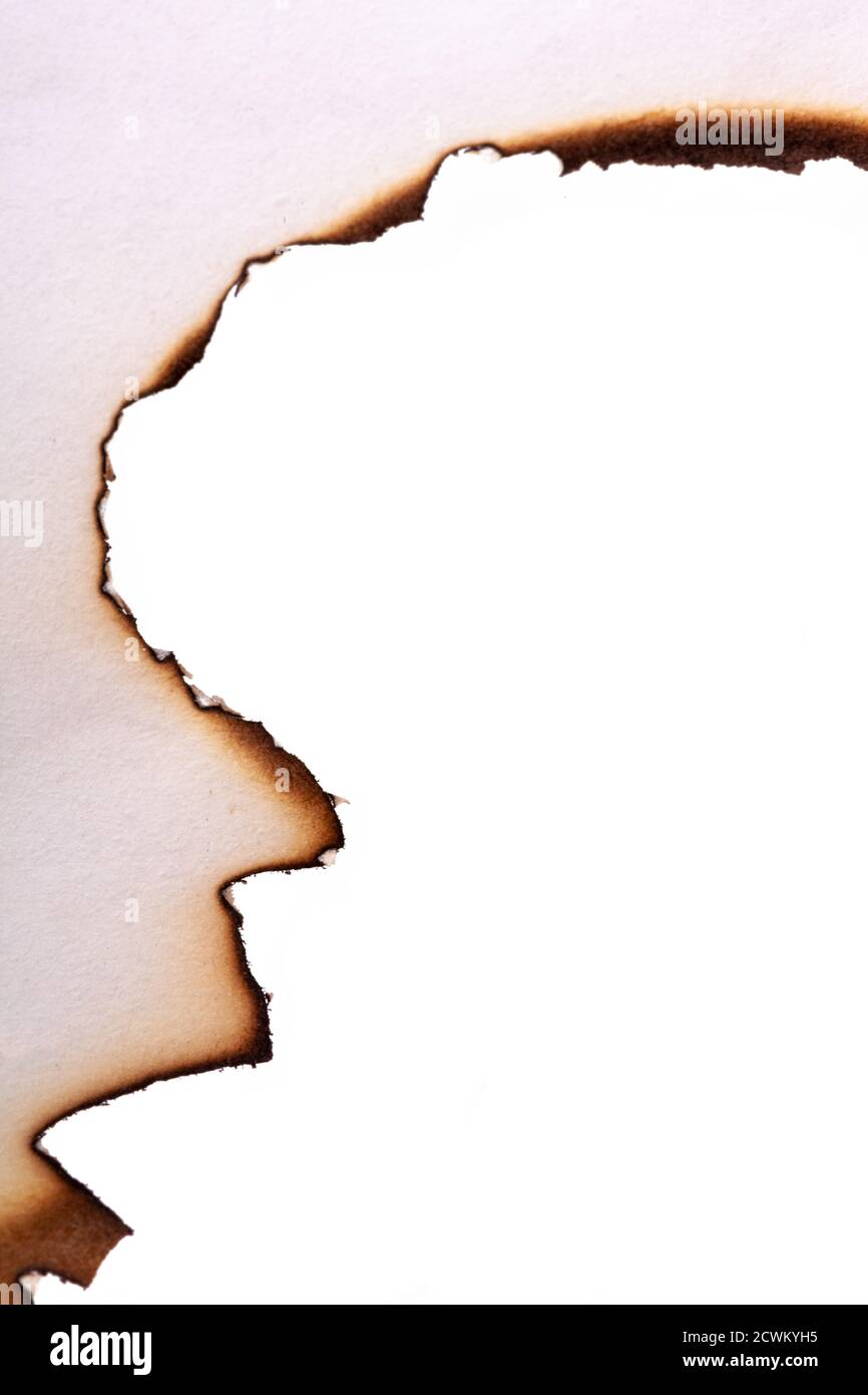 Torn paper burn collage hi-res stock photography and images - Alamy