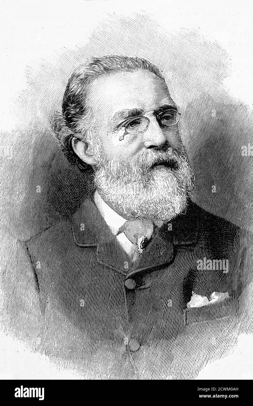 Justin McCarthy, Irish politician. Leader of the Irish National ...