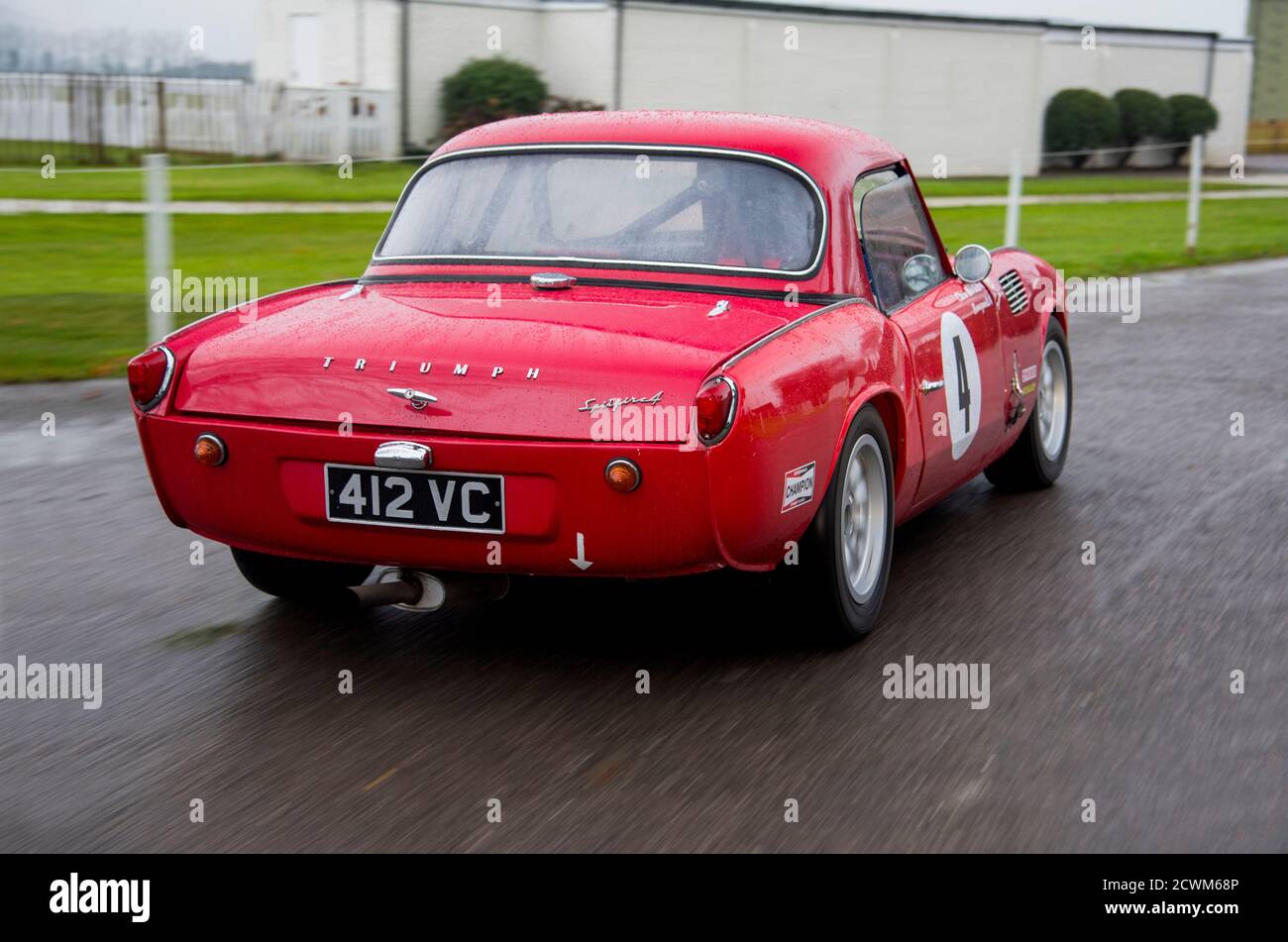 Prototype Triumph Spitfre classic car Stock Photo - Alamy