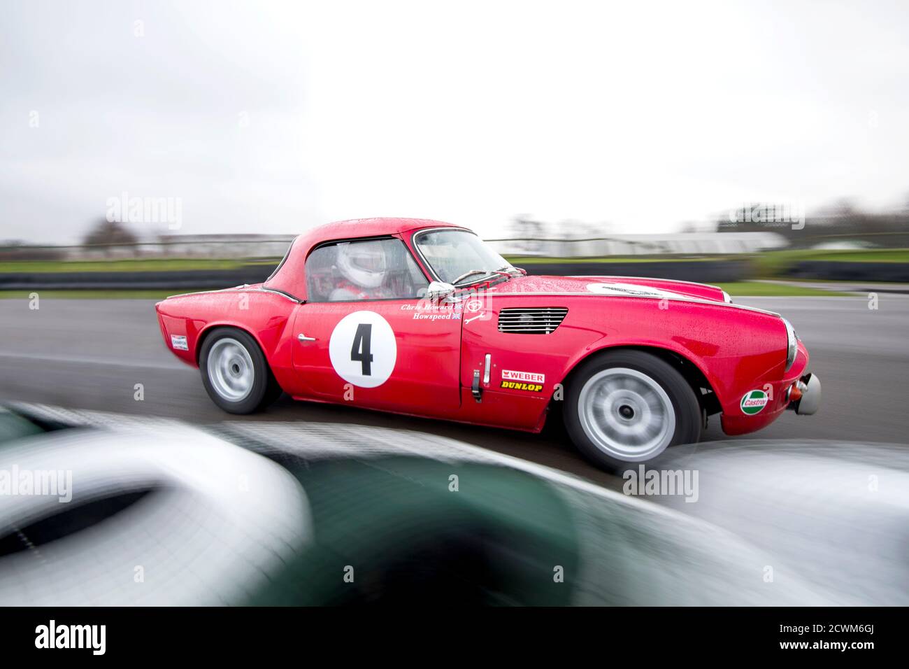 Prototype Triumph Spitfre classic car Stock Photo - Alamy