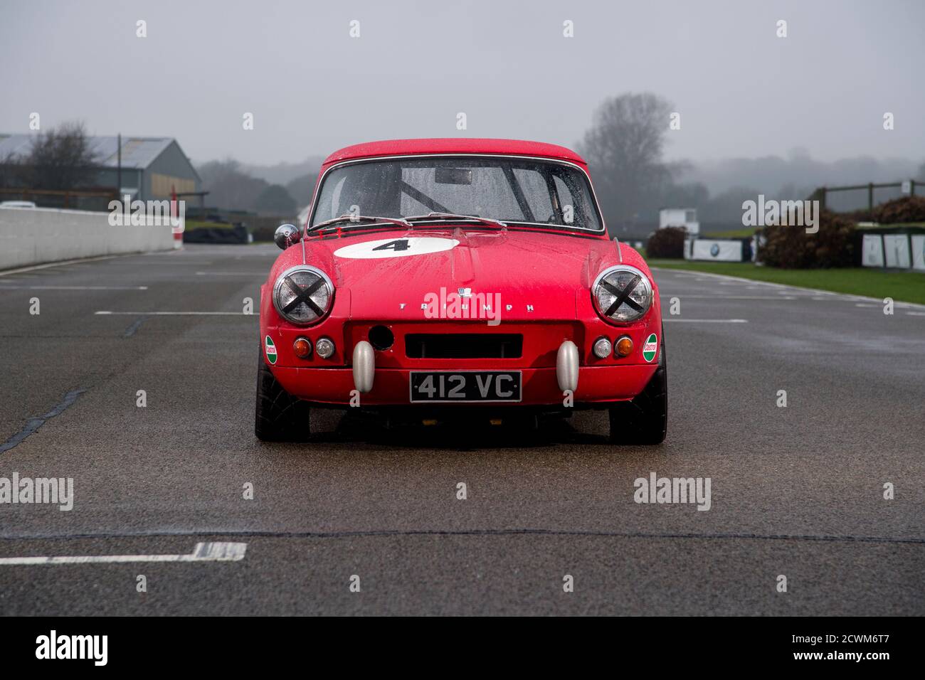 Prototype Triumph Spitfre classic car Stock Photo - Alamy