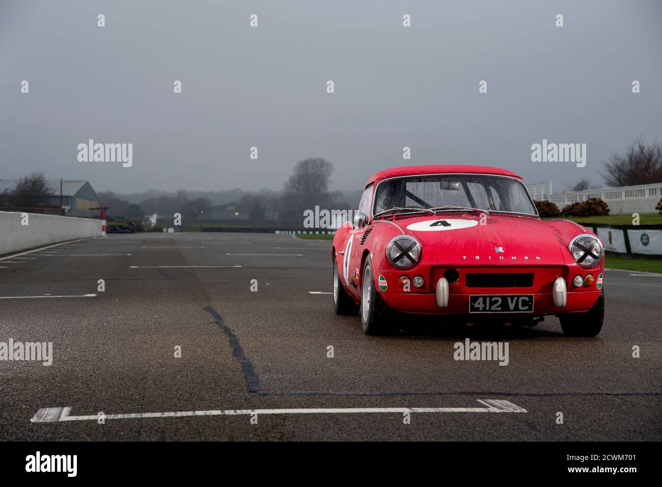 Prototype Triumph Spitfre classic car Stock Photo - Alamy