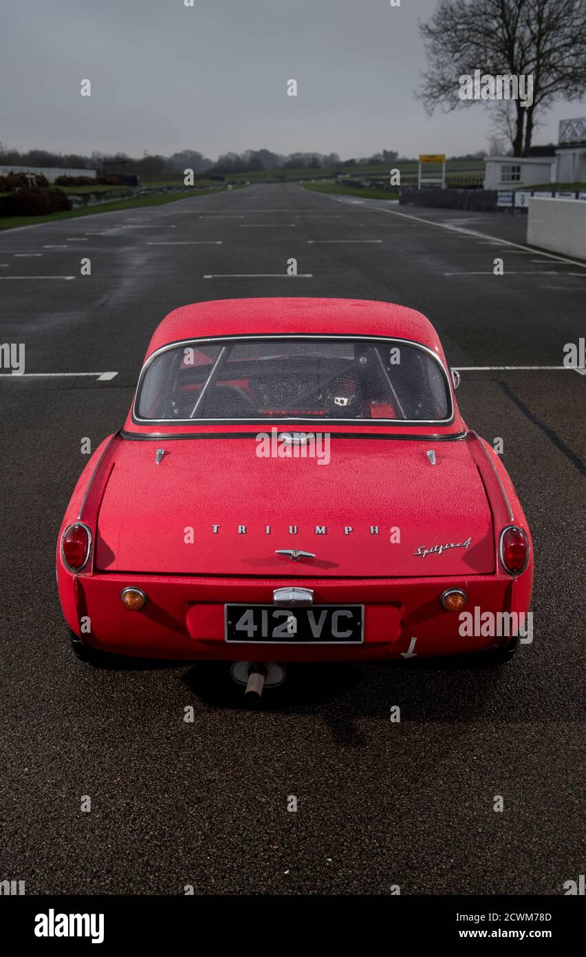 Prototype Triumph Spitfre classic car Stock Photo - Alamy