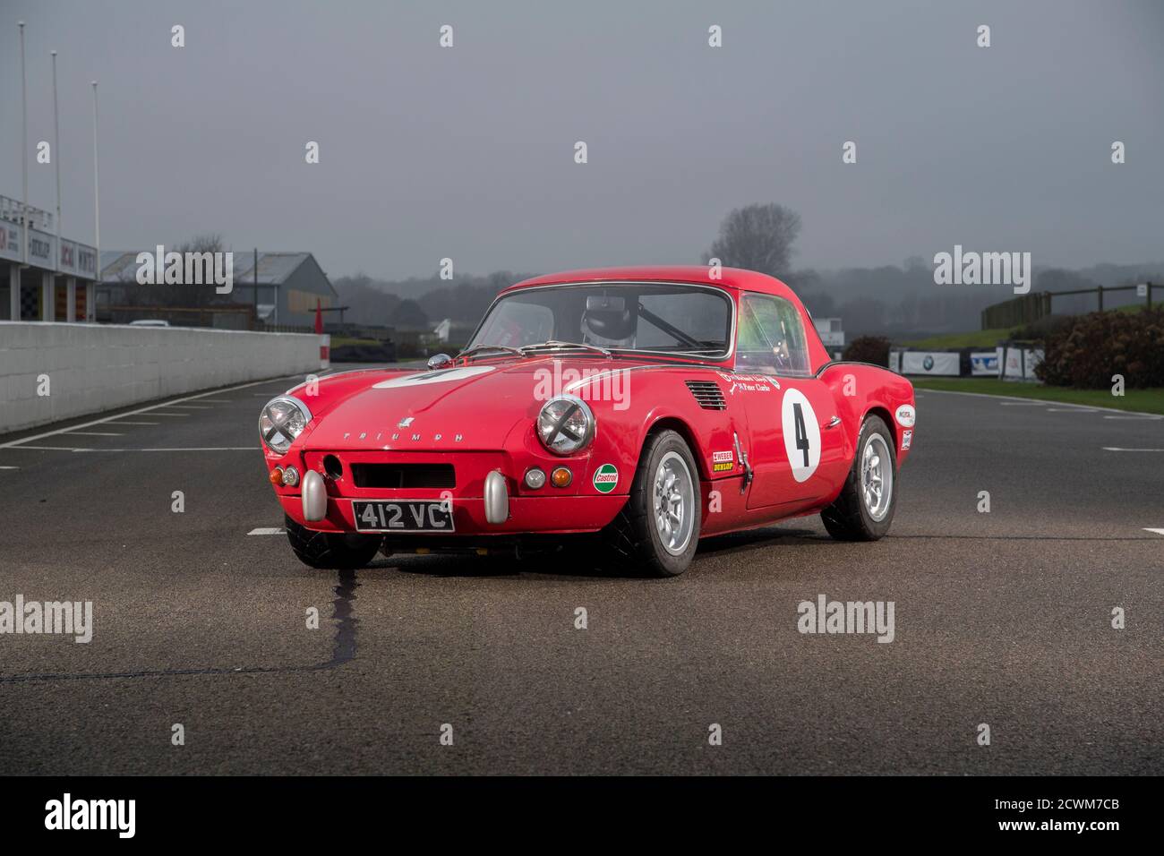 Prototype Triumph Spitfre classic car Stock Photo - Alamy