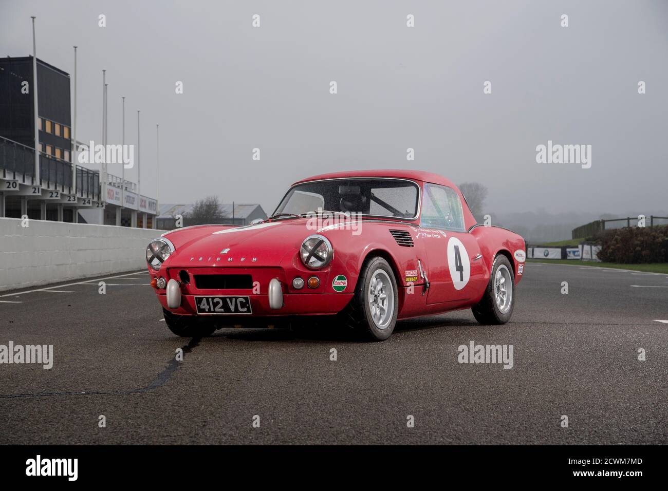 Prototype Triumph Spitfre classic car Stock Photo - Alamy