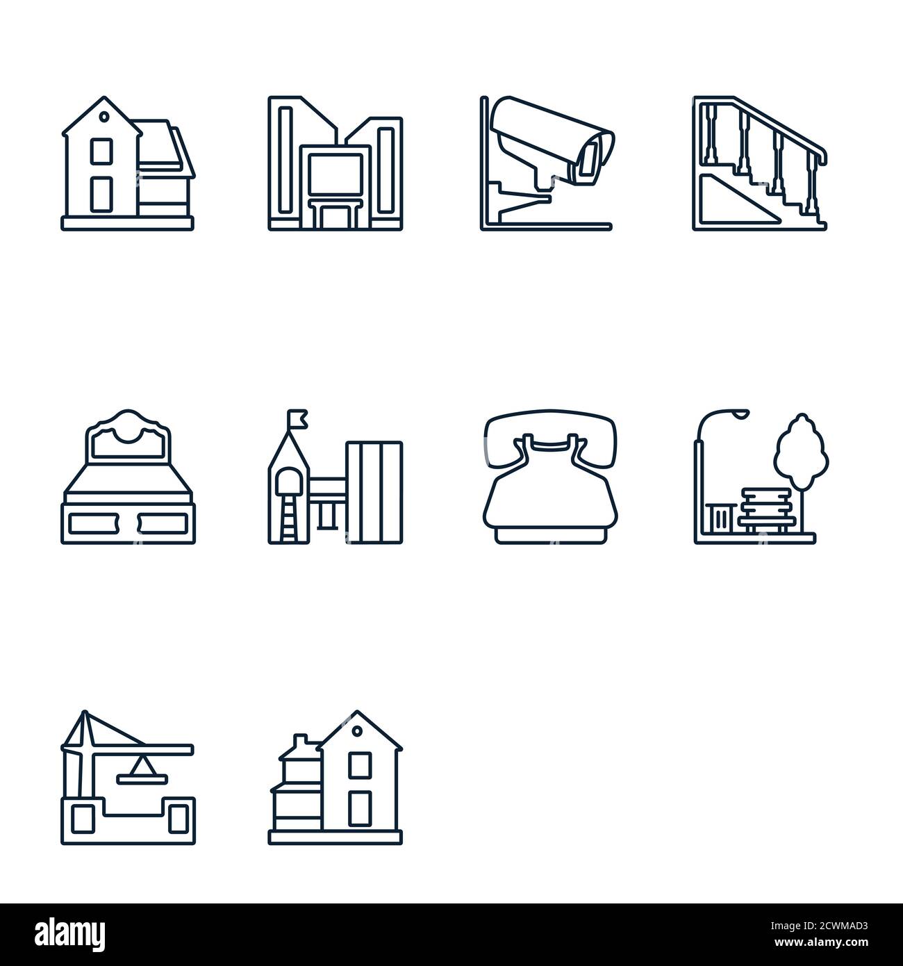 Building materials icon hi-res stock photography and images - Alamy