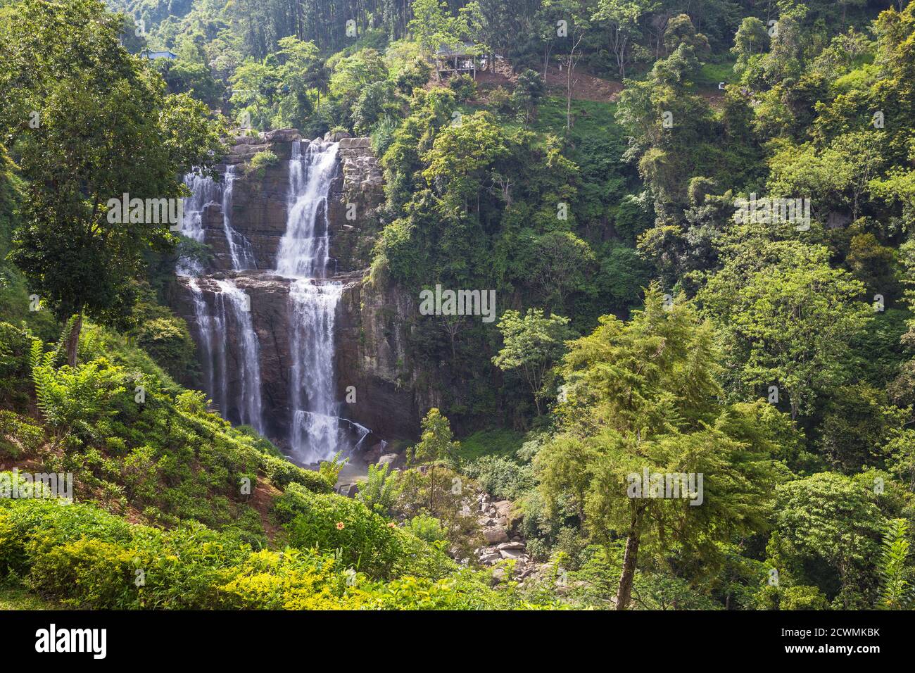 Sri Lanka, Nuwara Eliya, Ramboda, Ramboda Falls Stock Photo - Alamy