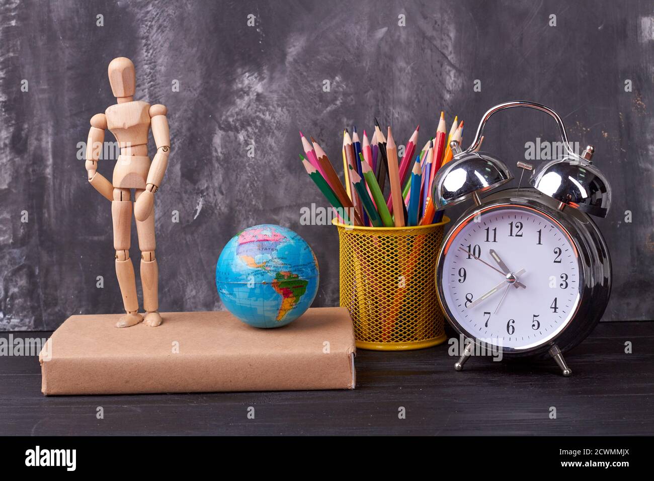 Composition of items for education Stock Photo - Alamy