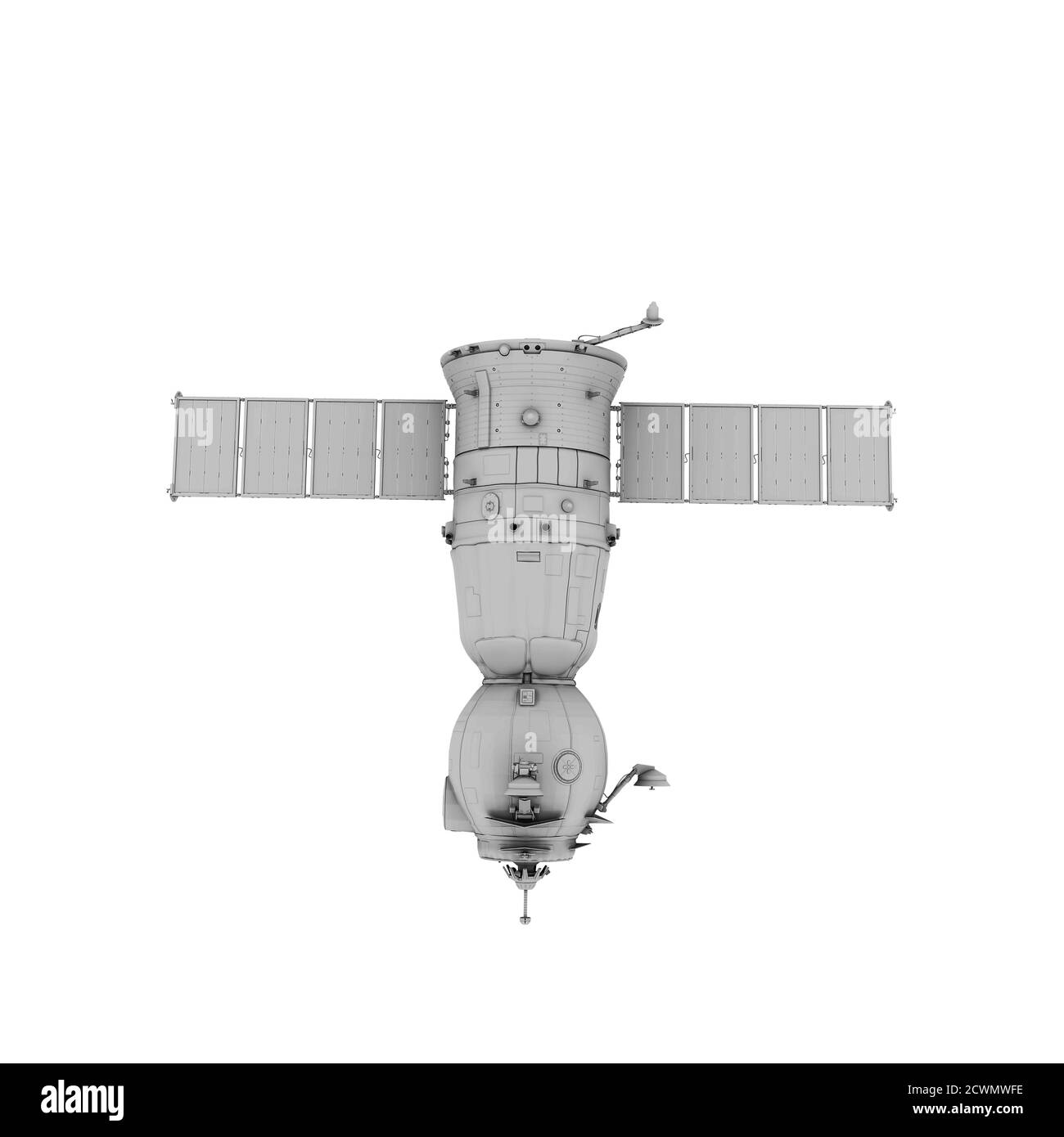 Satellite orbiting earth Black and White Stock Photos & Images - Alamy