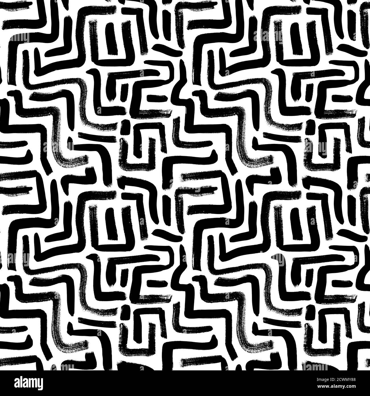 Vector seamless geometric maze pattern hi-res stock photography and ...