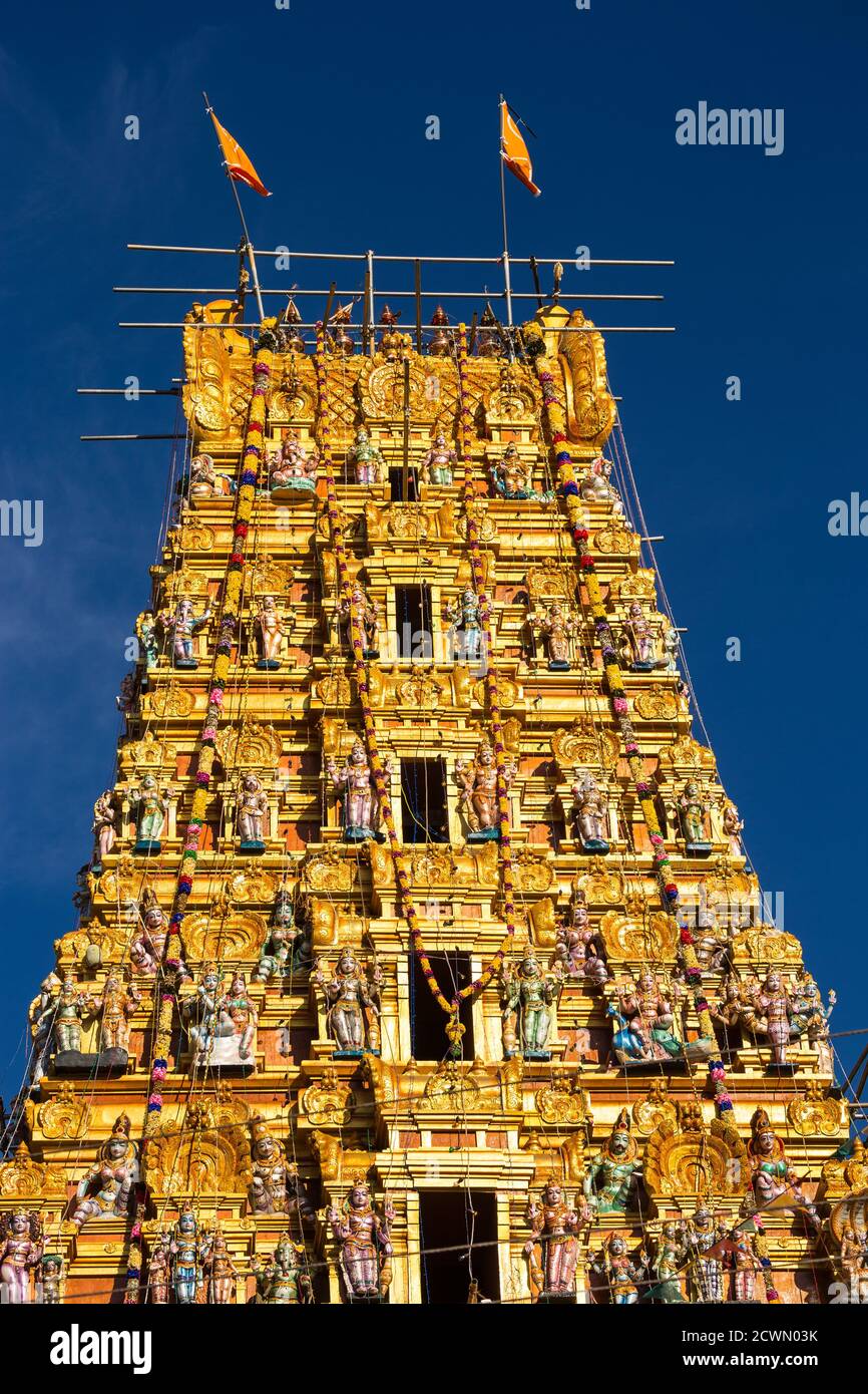 Sri Lanka, Nuwara Eliya, Talawakelle, Hindu Temple Stock Photo - Alamy
