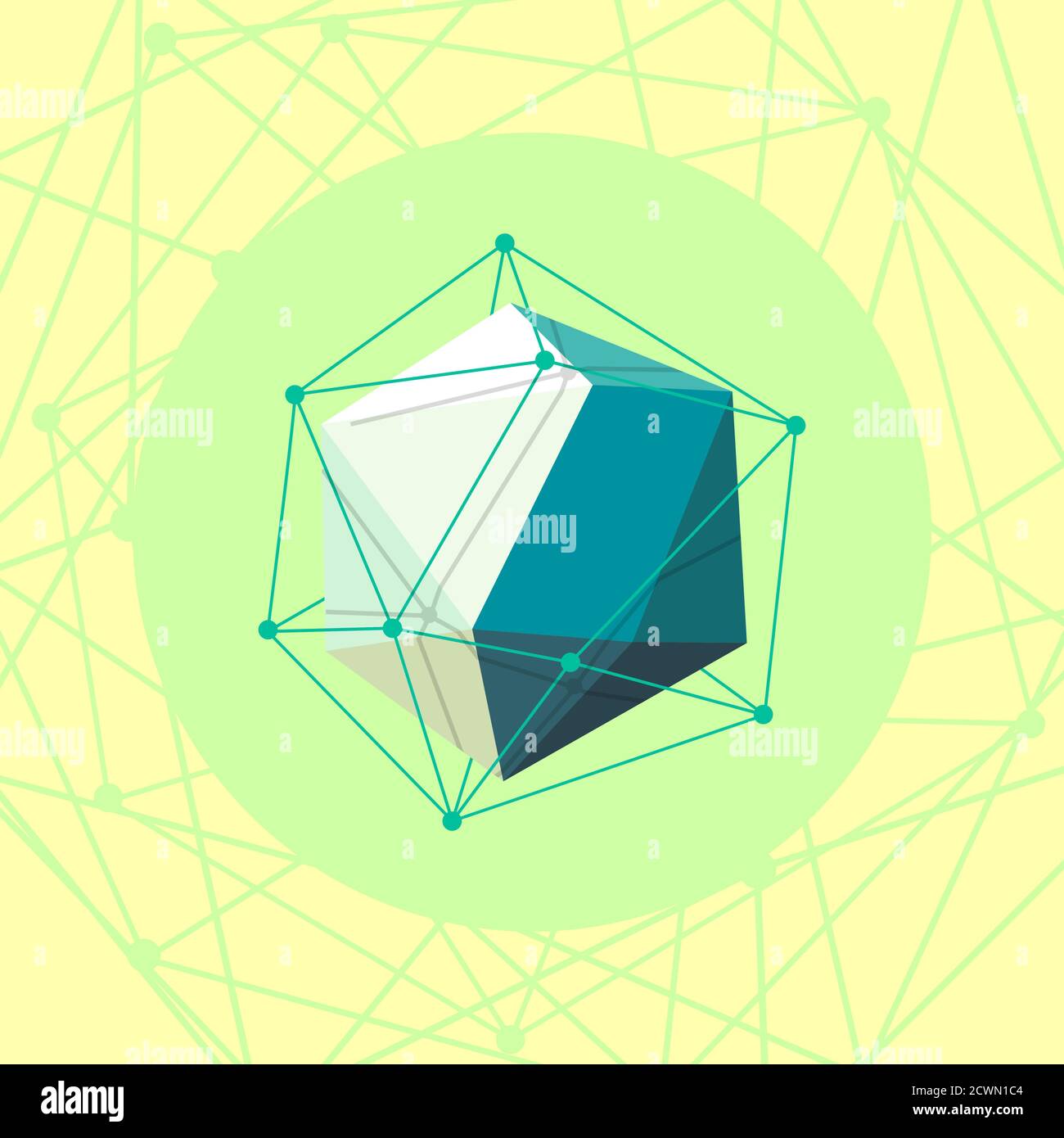 Lowpoly geometric shape. Vector illustration Stock Vector Image & Art ...