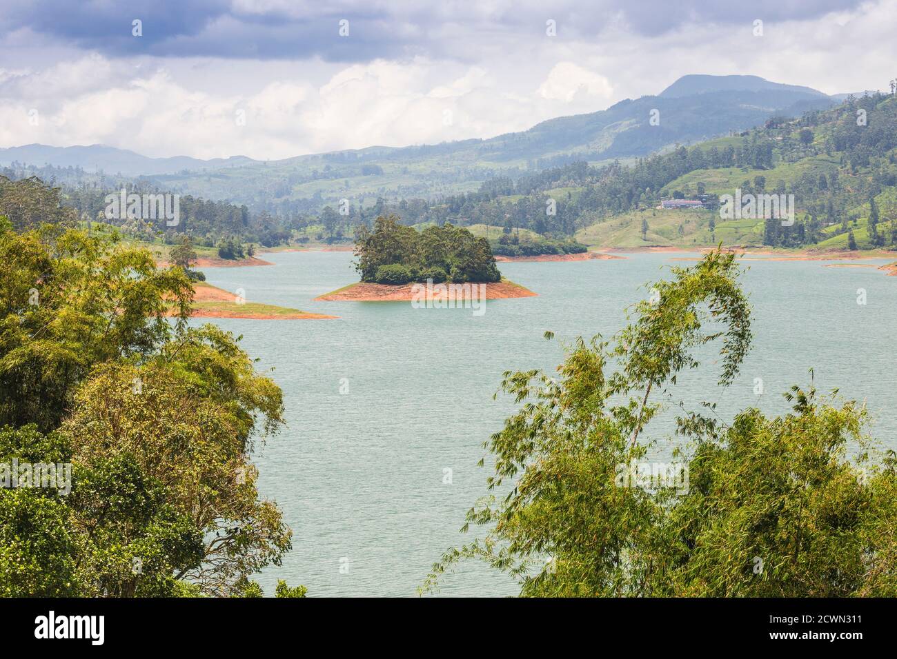 Sri Lanka, Hatton, Castlereagh Lake Stock Photo - Alamy