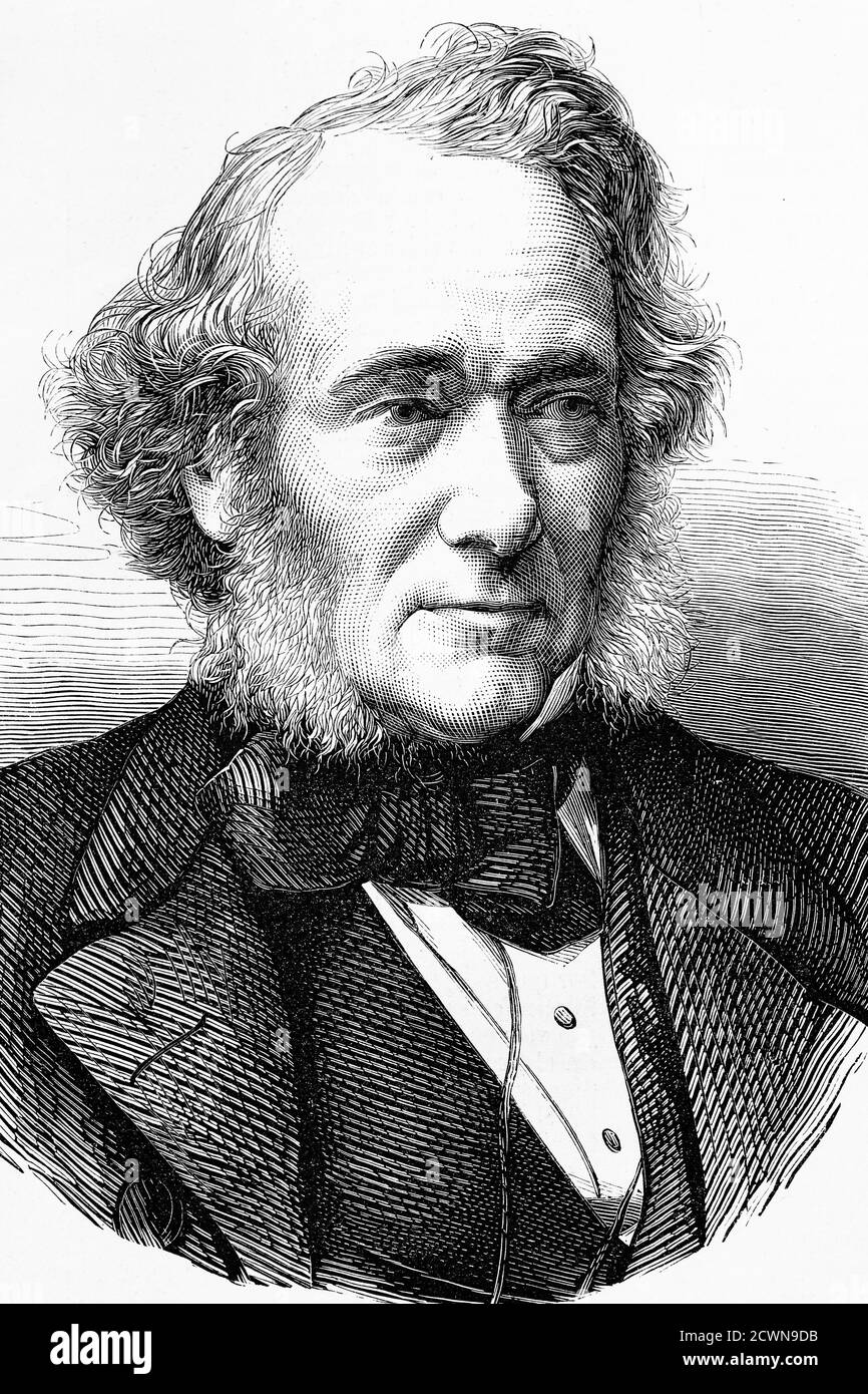 Richard Cobden. English politician and manufacturer. Member of the anti ...