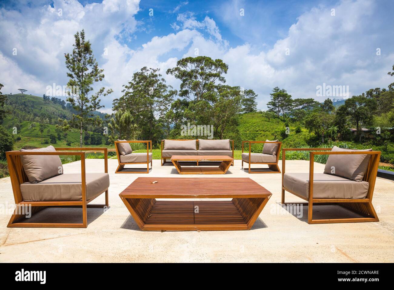 Sri Lanka, Hatton, Castlereagh Lake, Farm Resorts hotel Stock Photo - Alamy