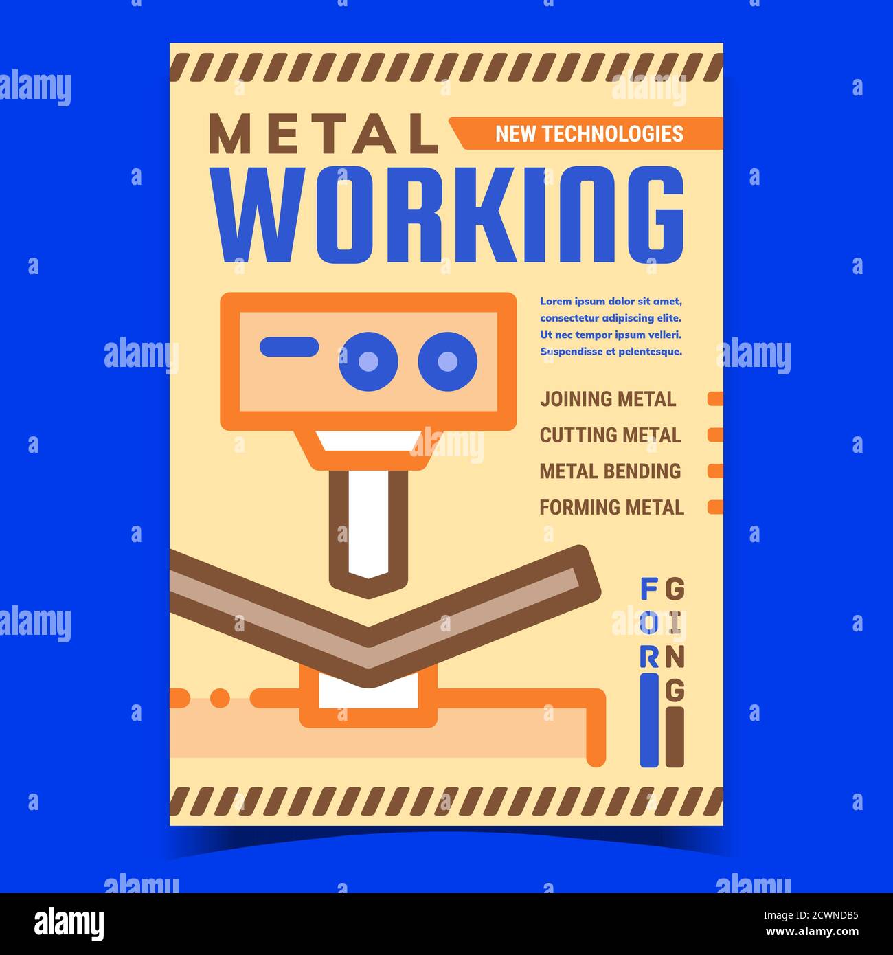 Metal working machine production plant Stock Vector Images - Alamy