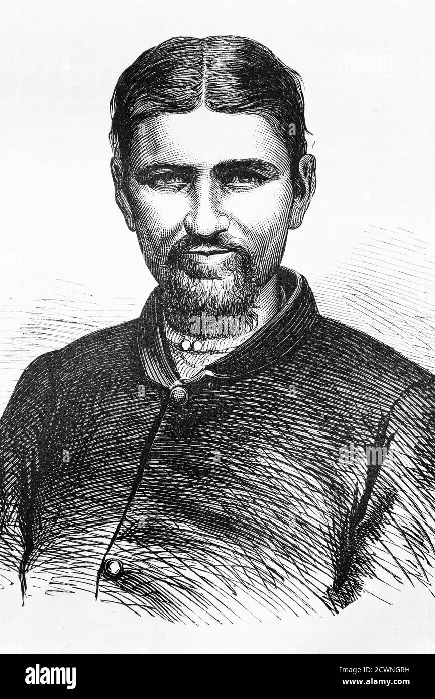 Sergeant Boston Corbett. Union army soldier who shot and killed ...