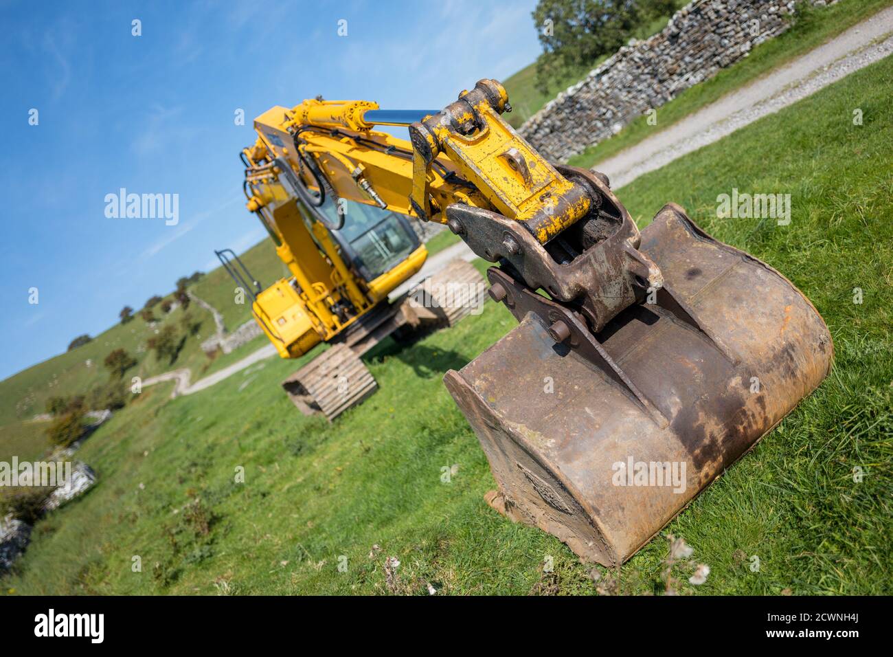 Tracked excavators hi-res stock photography and images - Alamy