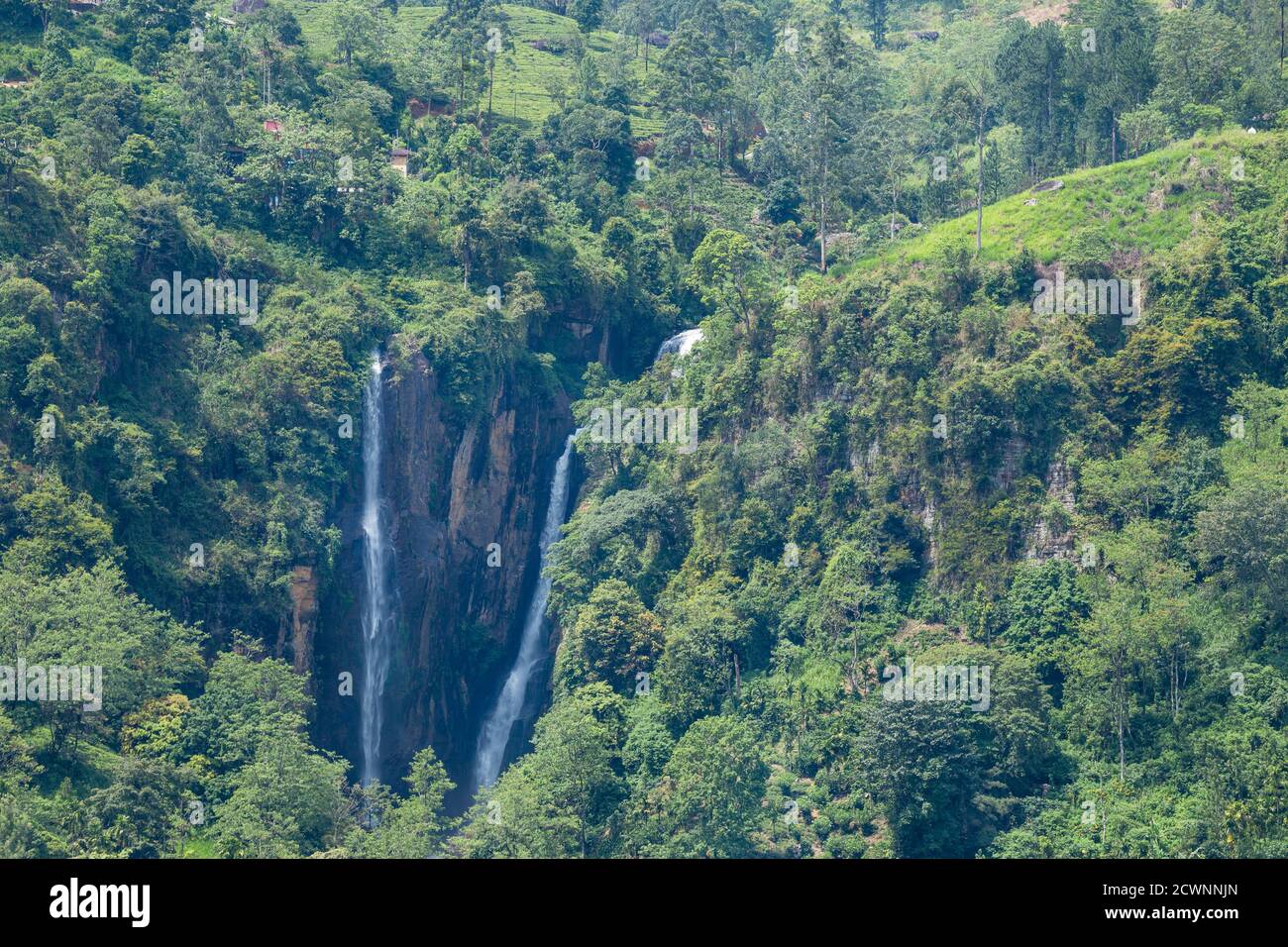 Sri Lanka, Nuwara Eliya, Ramboda, Ramboda Falls Stock Photo - Alamy