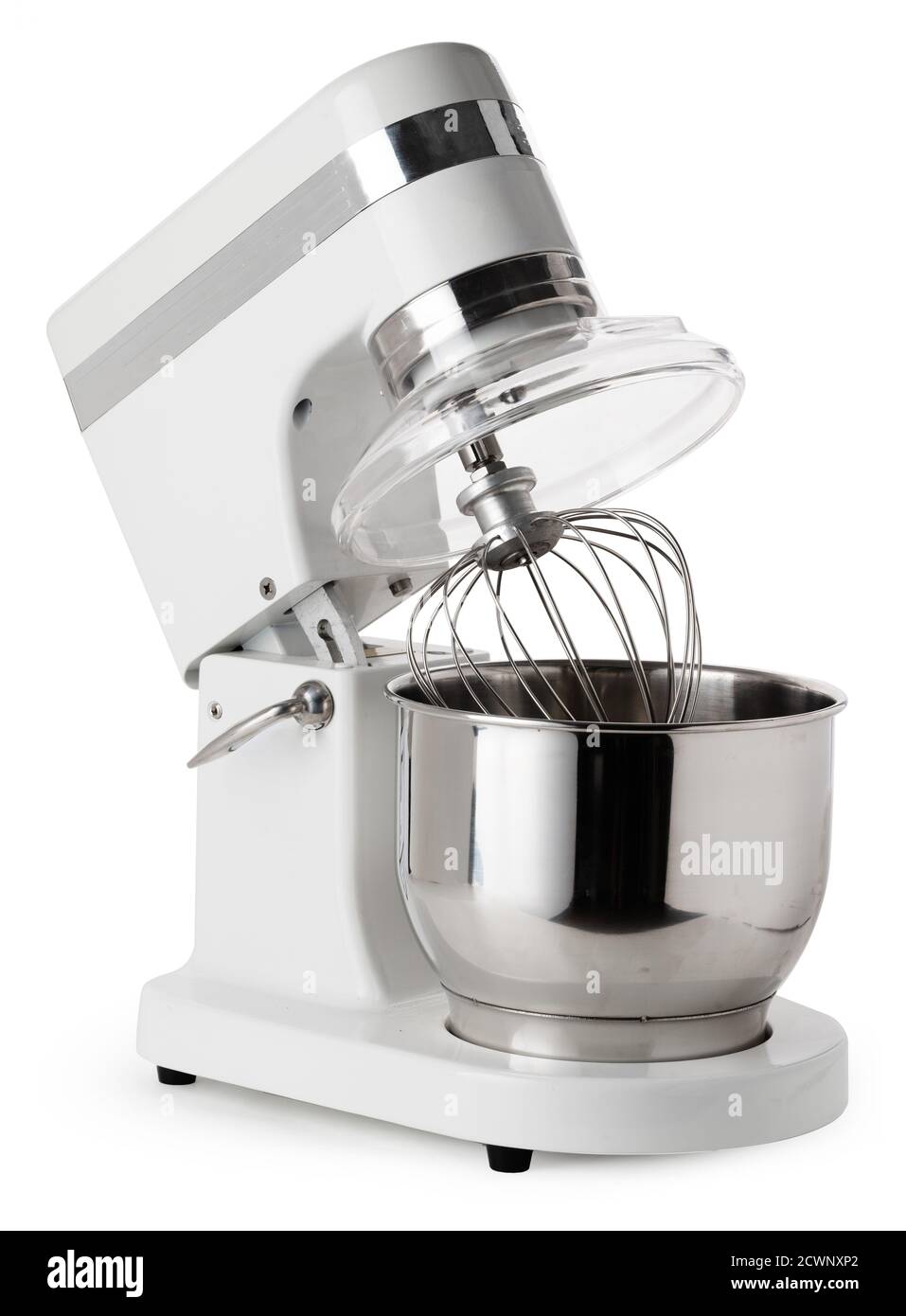 Professional kitchen mixer isolated on white background Stock Photo - Alamy