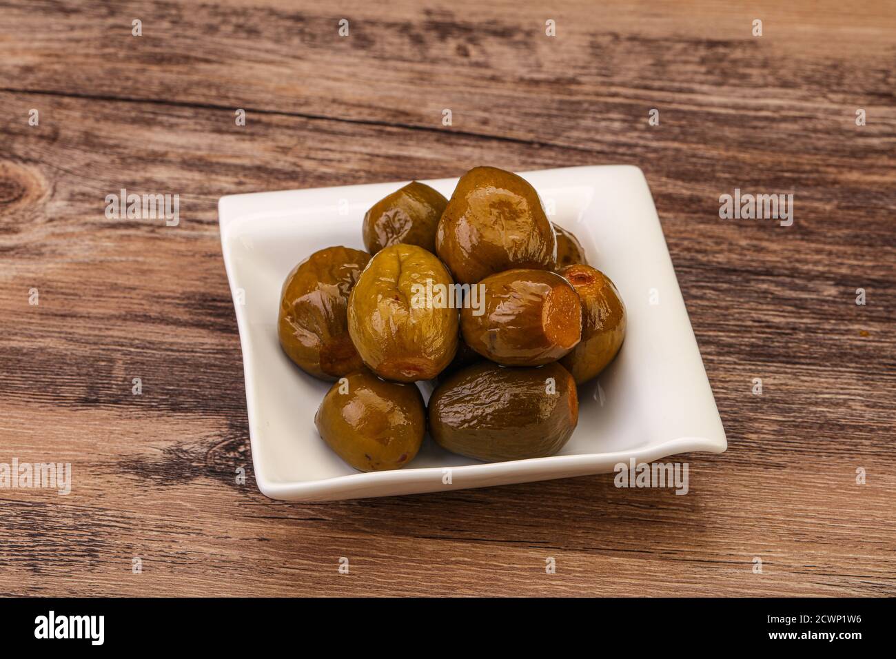 Marinated feijoa fruit in the bowl Stock Photo - Alamy