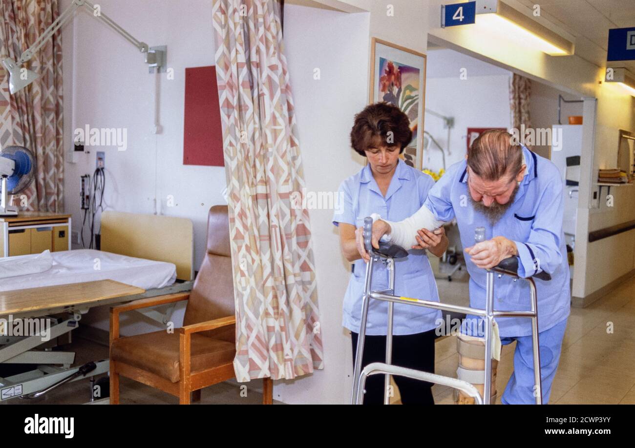 Healthcare assistants at work on one of the Orthopaedic wards at the ...